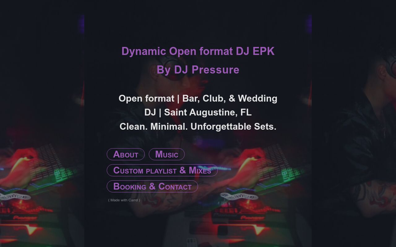 DJ Pressure EPK